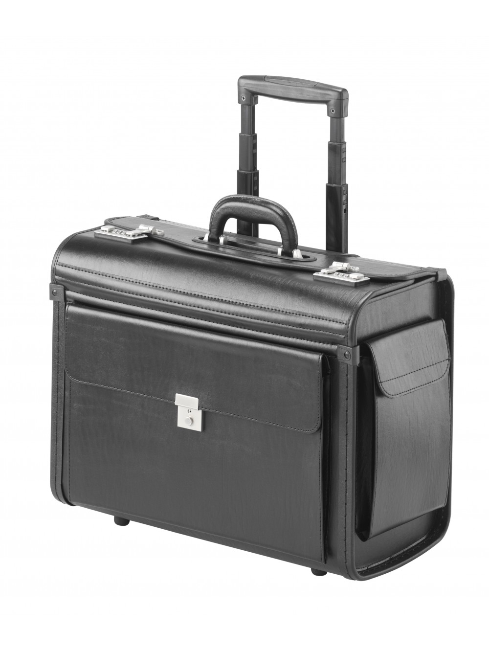 17" Falcon Laptop Pilot Trolley Case - FI2340T Black