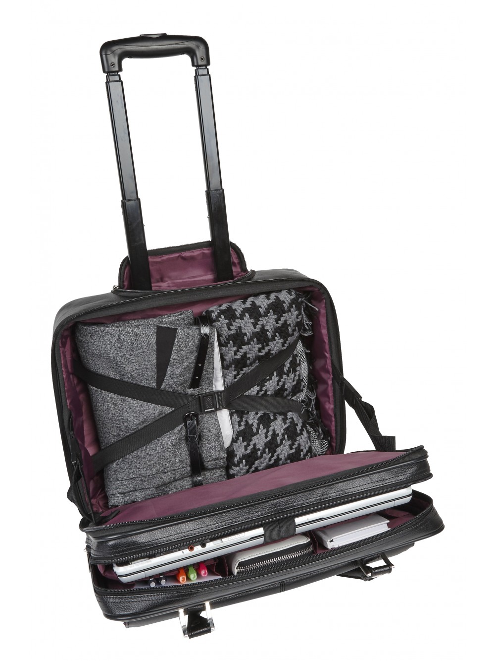 Falcon Laptop Trolley Case - FI2569T Black